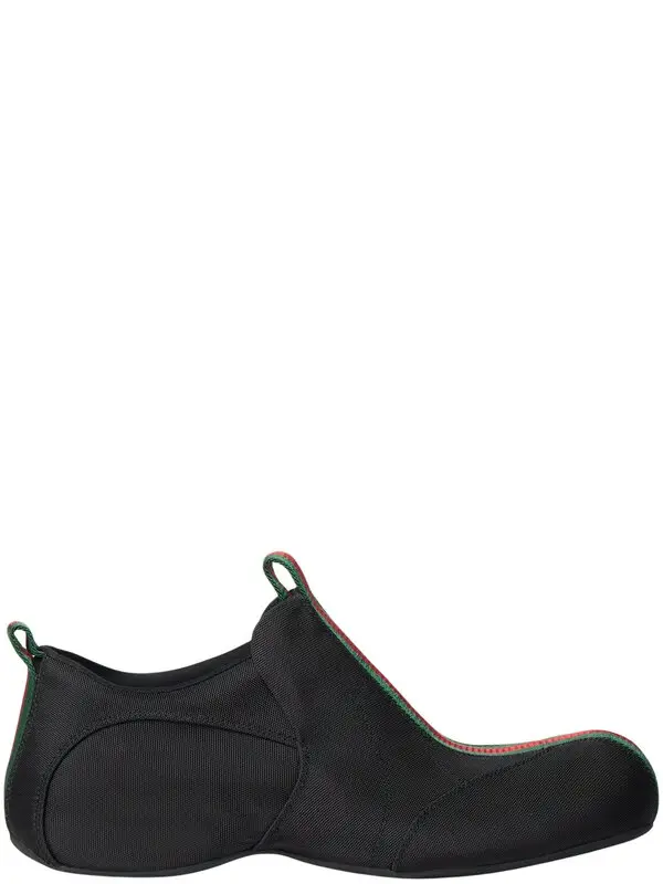 Gucci Drip Sneaker In Nylon With Web Stripe And Reinforced Toe