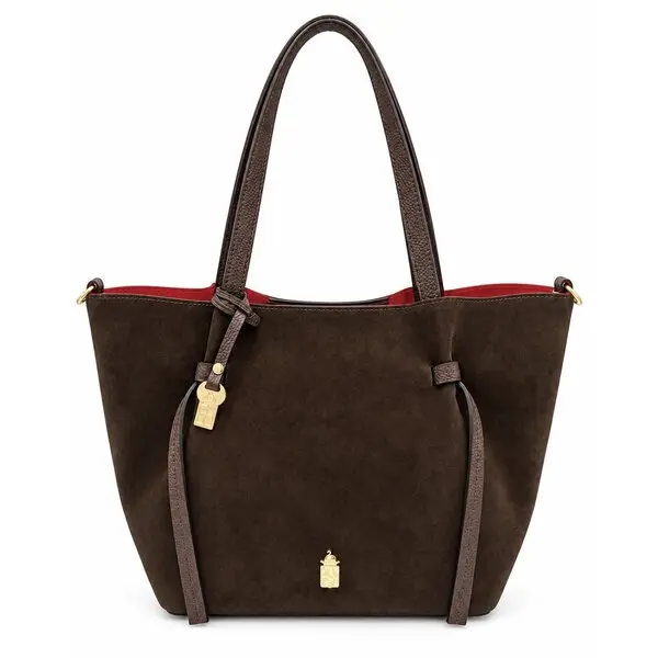 FRANCHETTI BOND Simona Italian Suede Rich Chocolate
