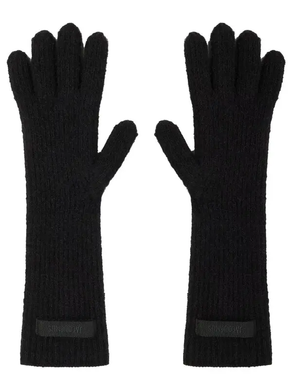 Jacquemus Les Gants Gros Grain - Black