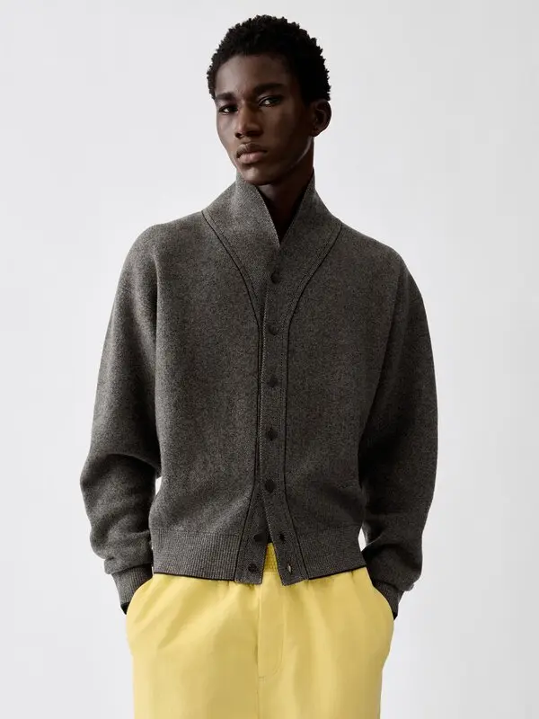 Jacquemus Le Cardigan Pelota Con Collo A Scialle