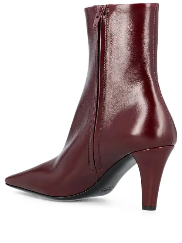 Saint Laurent Stivaletti Jill 75 In Pelle Liscia