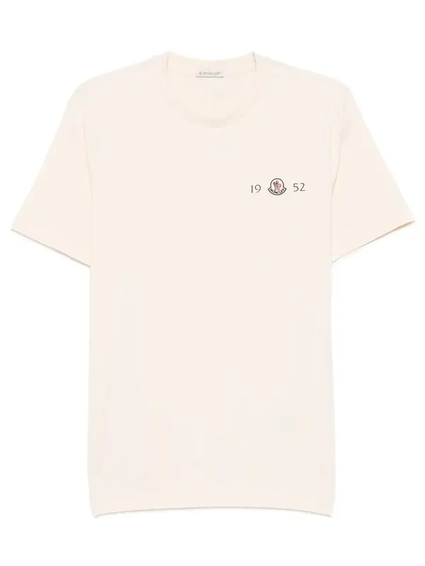 Moncler Logo Cotton T-shirt - Multicolor