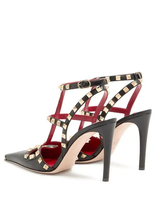 Valentino Garavani Décolleté Rockstud In Capretto 100 Mm
