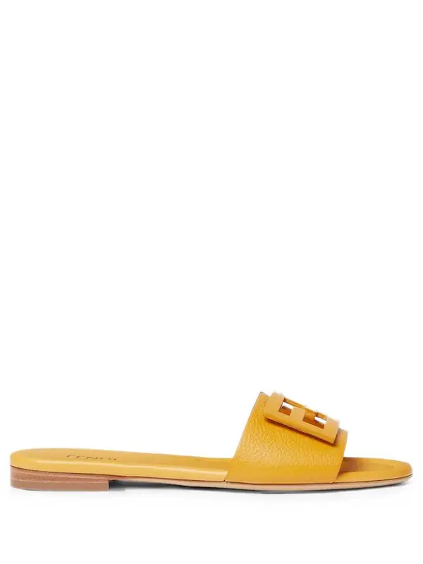 Fendi Baguette Slide In Pelle - Multicolor