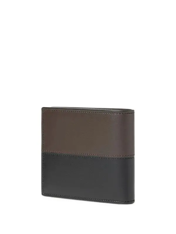 Fendi Portafoglio Ff Double In Pelle Bicolor
