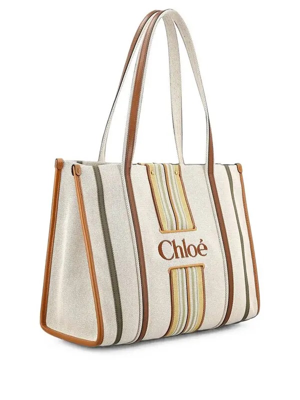 Chloé Tote Bag Woody Loop In Tela