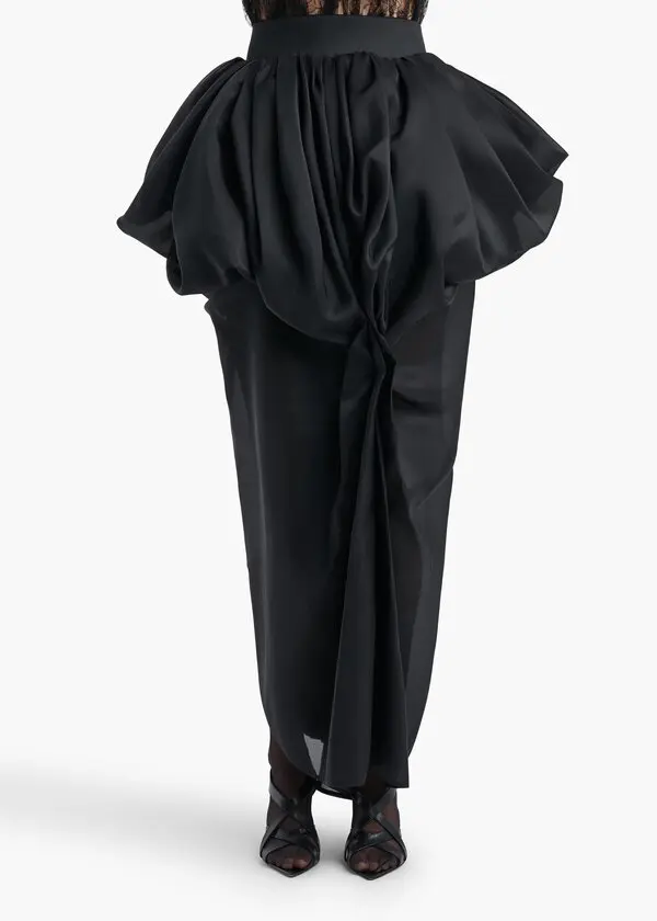 Khaite Tessa Skirt In Silk