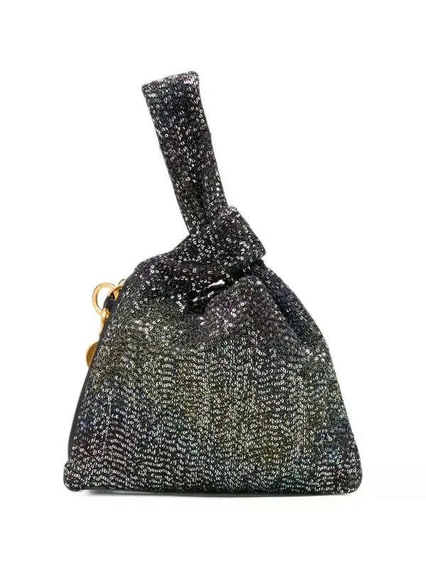 Missoni Sequin-embellished Knotted Mini Bag - Blue