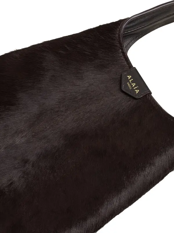 Alaïa Mini Borsa Hobo In Cavallino