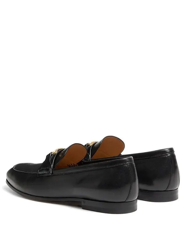 Valentino Garavani Vlogo Signature Nappa Leather Loafers - Black