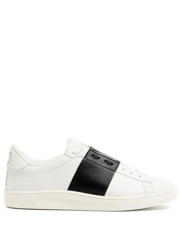 Valentino Garavani Open Royco Trainer In Nappa Calfskin - White