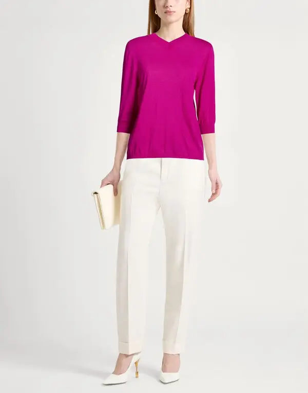 Liviana Conti Sweater Mauve Size Wool