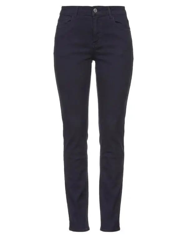 TRUSSARDI Pants Size Cotton, Elastane - Navy
