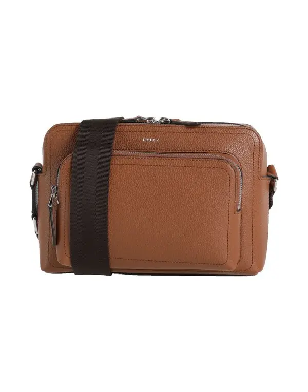 Bally Cross-body Bag Tan Leather