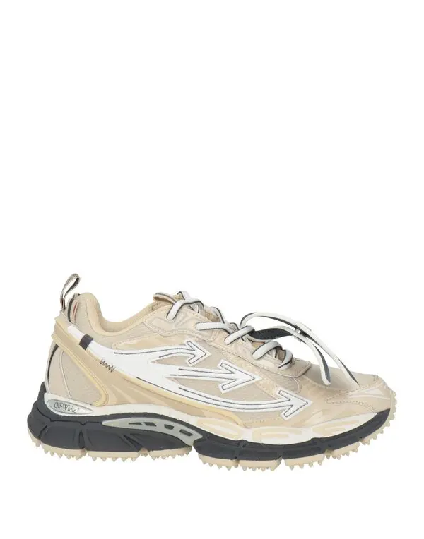 Off-White Sneakers Size Textile Fibers, Synthetic Material - Beige