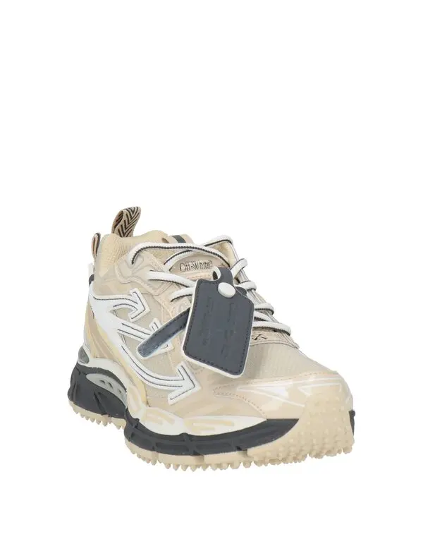 Off-White Sneakers Size Textile Fibers, Synthetic Material - Beige