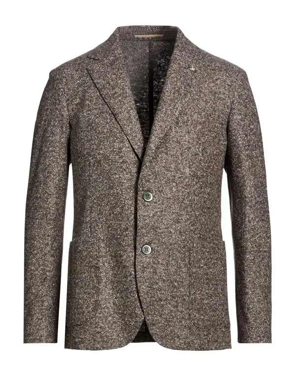 AT.P.CO At. P.co Blazer Charcoal Size Wool, Polyester, Silk