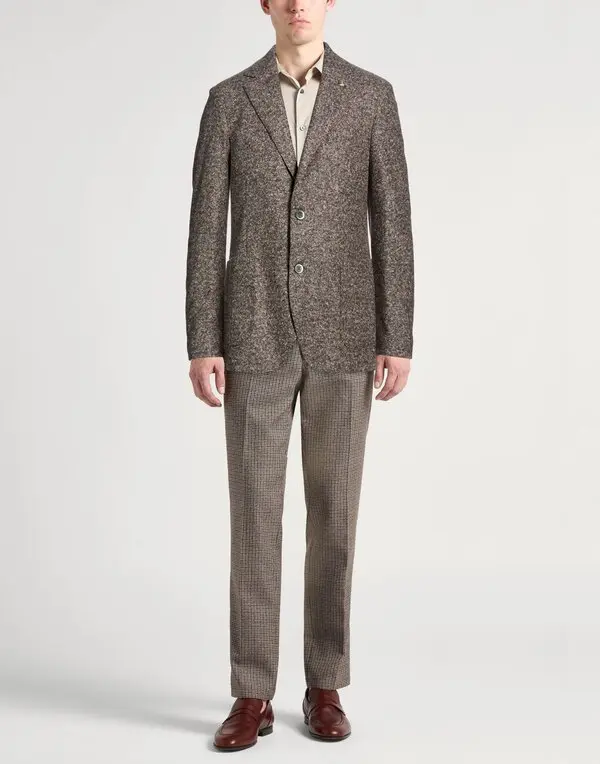 AT.P.CO At. P.co Blazer Charcoal Size Wool, Polyester, Silk