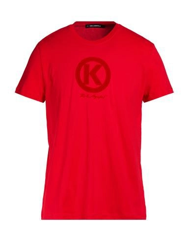 Karl Lagerfeld T-shirt Size Organic Cotton - Red