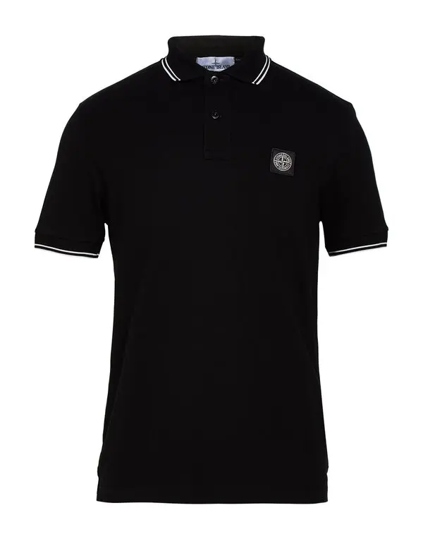Stone Island Polo Shirt Size Cotton, Elastane, Polyester
