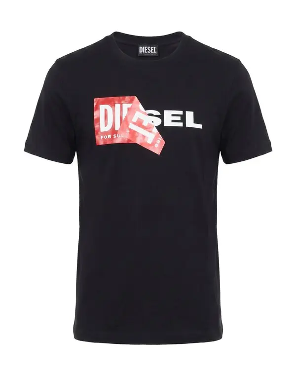 DIESEL® T-shirt Size Cotton - Black