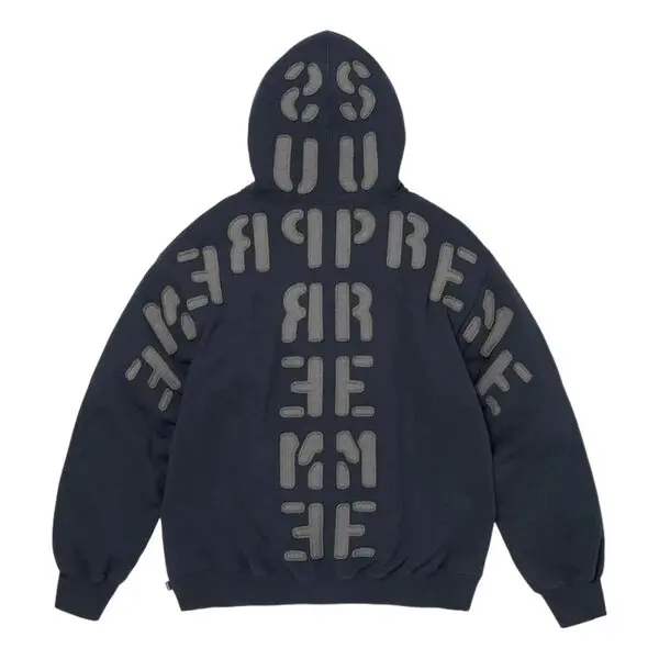 Supreme Fw26 Mirrored Appliqué Hooded Sweatshirt