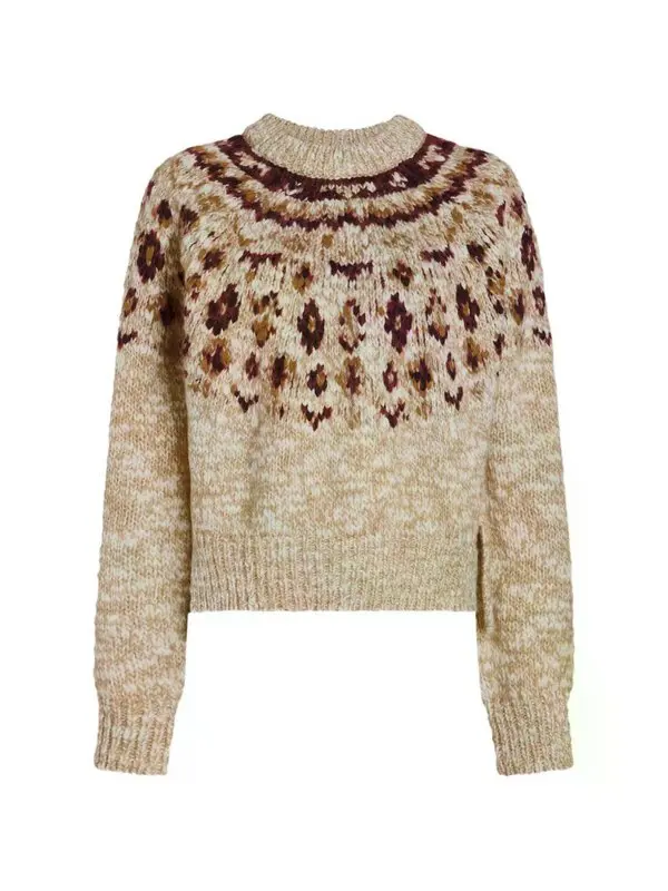 Proenza Schouler White Label Lizzy Fair Isle Sweater - Neutrals