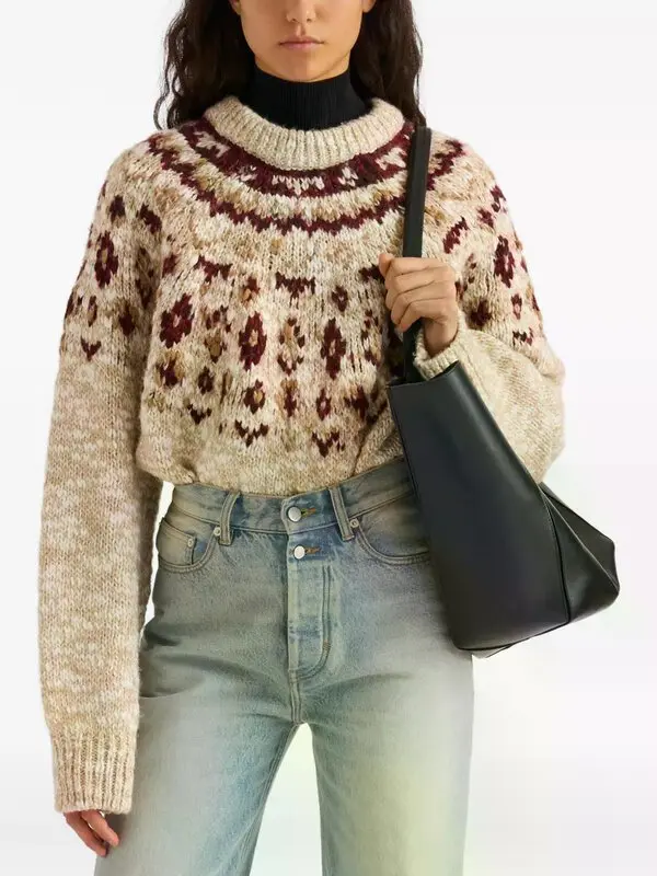 Proenza Schouler White Label Lizzy Fair Isle Sweater