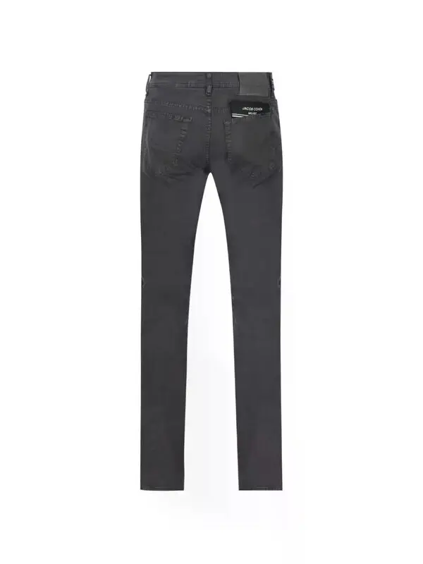 JACOB COHЁN Logo-patch Trousers
