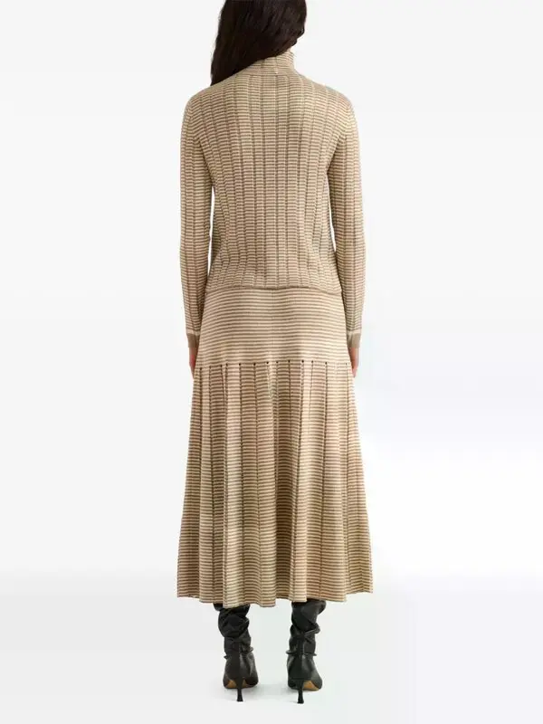Proenza Schouler White Label Phyllis Ladder-stripe Midi Skirt