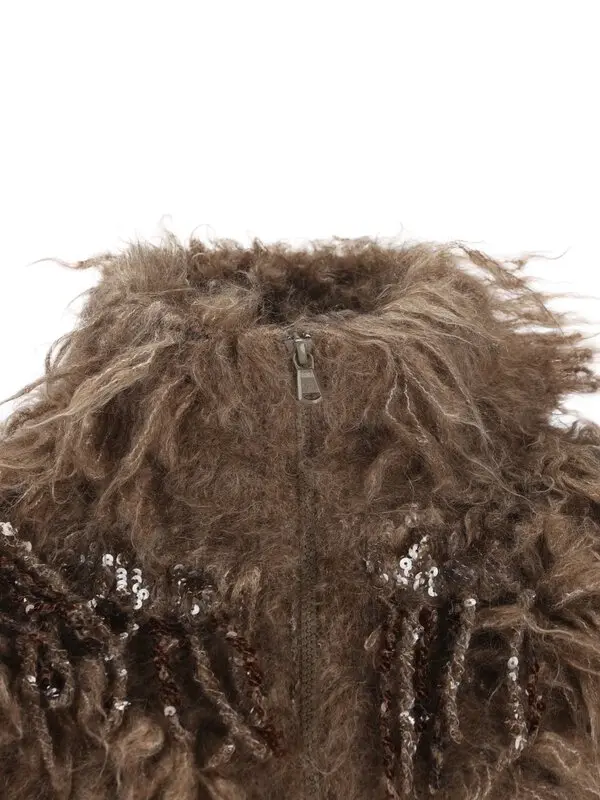 Brunello Cucinelli Zip-up Sleeveless Jumper