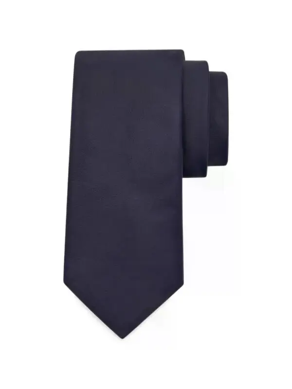 FERRAGAMO Nappa Leather Tie - Blue