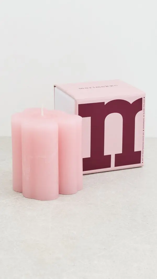 Marimekko Unikko Candle - Pink