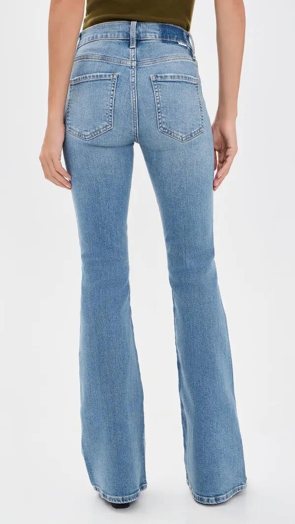 DAZE Lover Mid Flare Jeans - Text Me