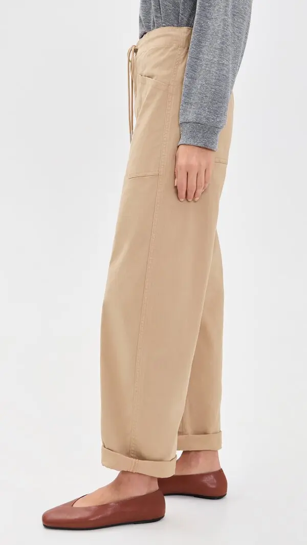DAZE Villa Drawstring Barrel Pants