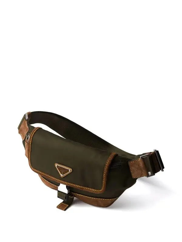 Prada Re-nylon And Suede Belt Bag