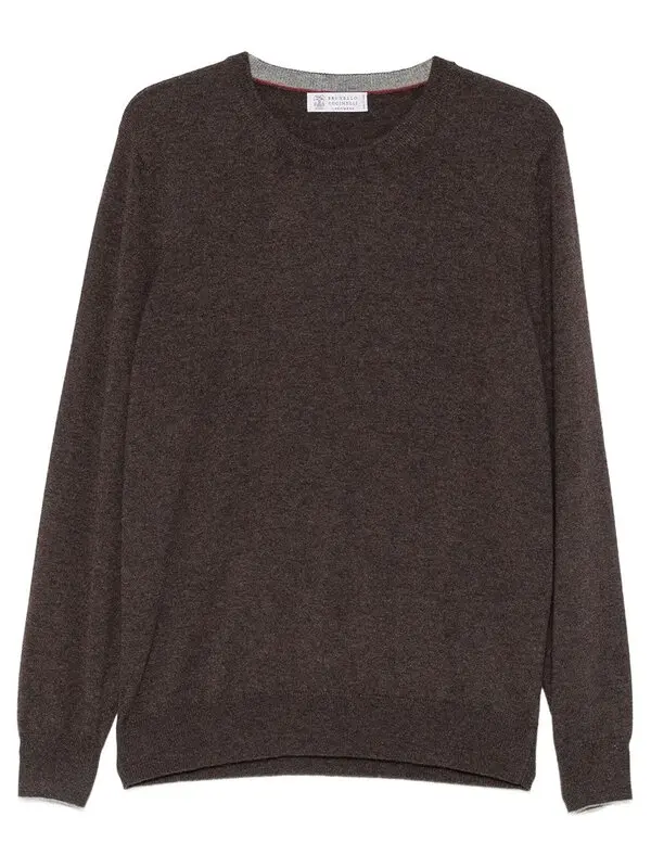 Brunello Cucinelli Cashmere Crew Neck Sweater