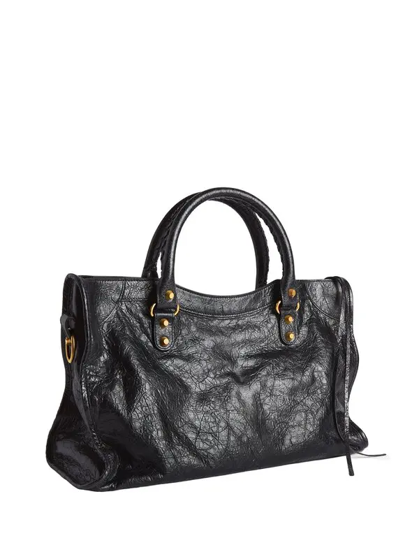 Balenciaga Le City Medium Bag In Arena Leather