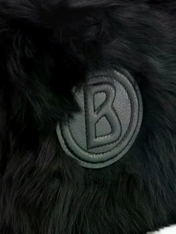Bogner Logo-patch Faux-fur Shoulder Bag