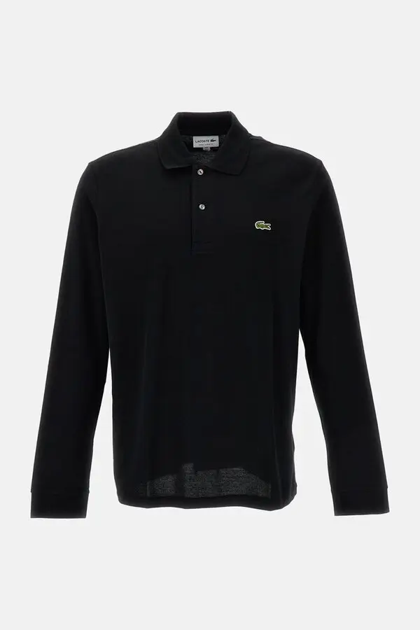Lacoste Best Polo Manica Lunga - Nero
