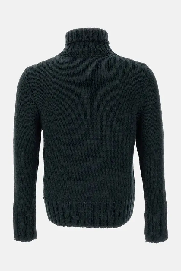 CUSTOMER LOVERS Maglione Lupetto In Lana - Green