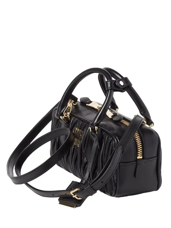 Miu Miu Arcadie Regular Matelassé Nappa Leather Bag