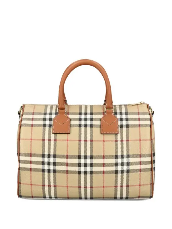 Burberry Check Bowling Bag - Multicolor
