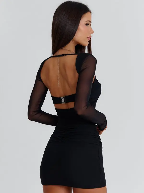 OUTCAST Niki Long Sleeve Mini Dress
