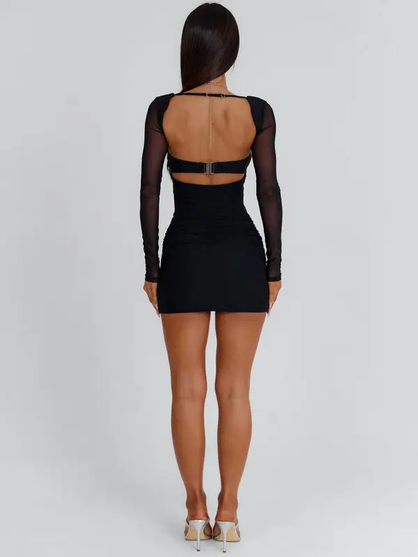OUTCAST Niki Long Sleeve Mini Dress