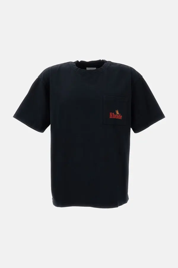 Rhude Maglietta American Spirit Pocket Tee - Black