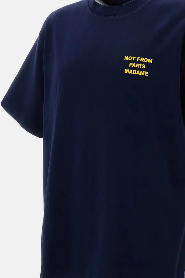 Drole De Monsieur Bold Slogan T-shirt