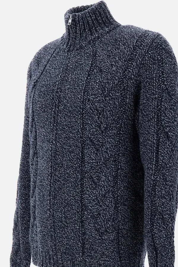 CUSTOMER LOVERS Giacca Cardigan Con Zip - Blu