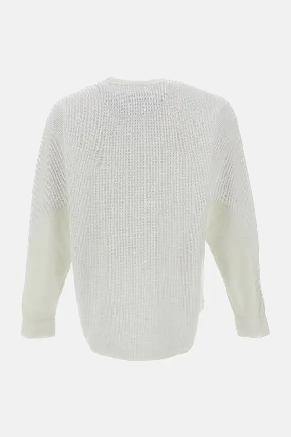 AND WANDER Maglia A Maniche Lunghe - White
