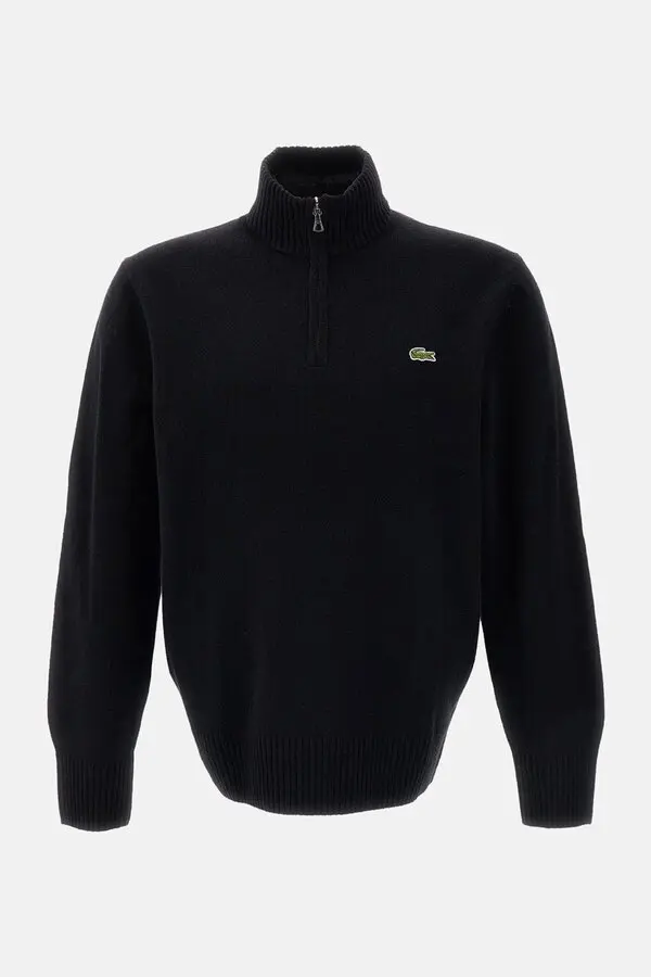 Lacoste Maglione A Collo Alto Con Zip